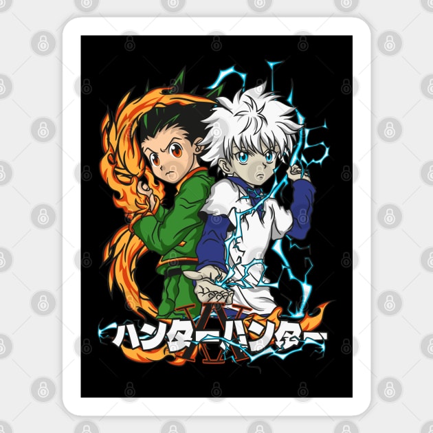 Gon And Killua Gon And Killua Sticker Teepublic